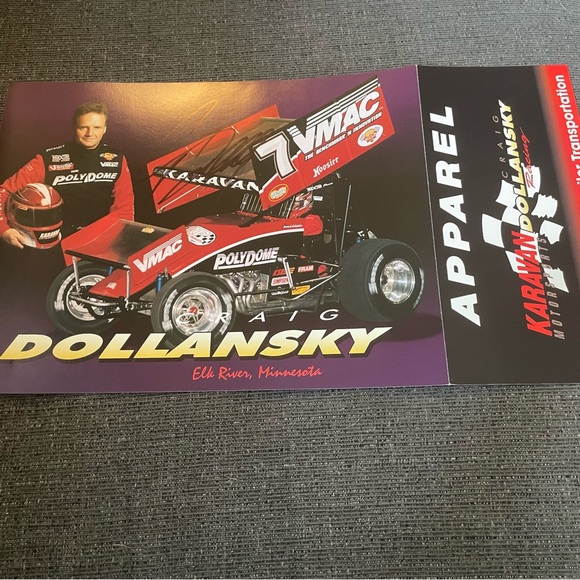 Nascar | Accessories | Nascar Autographed Red And Black Racing Card ...